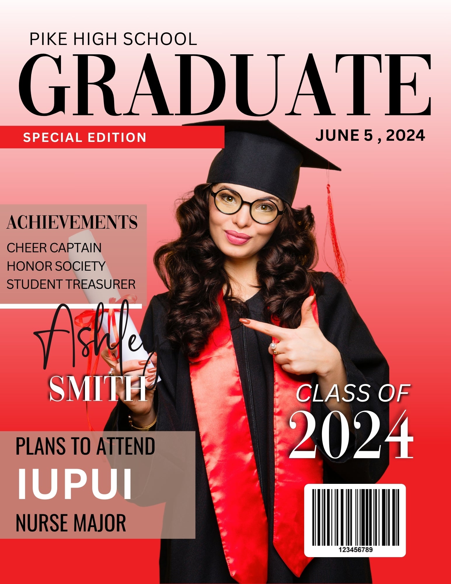 Graduate Magazine Digital Cover – Yarbros Custom