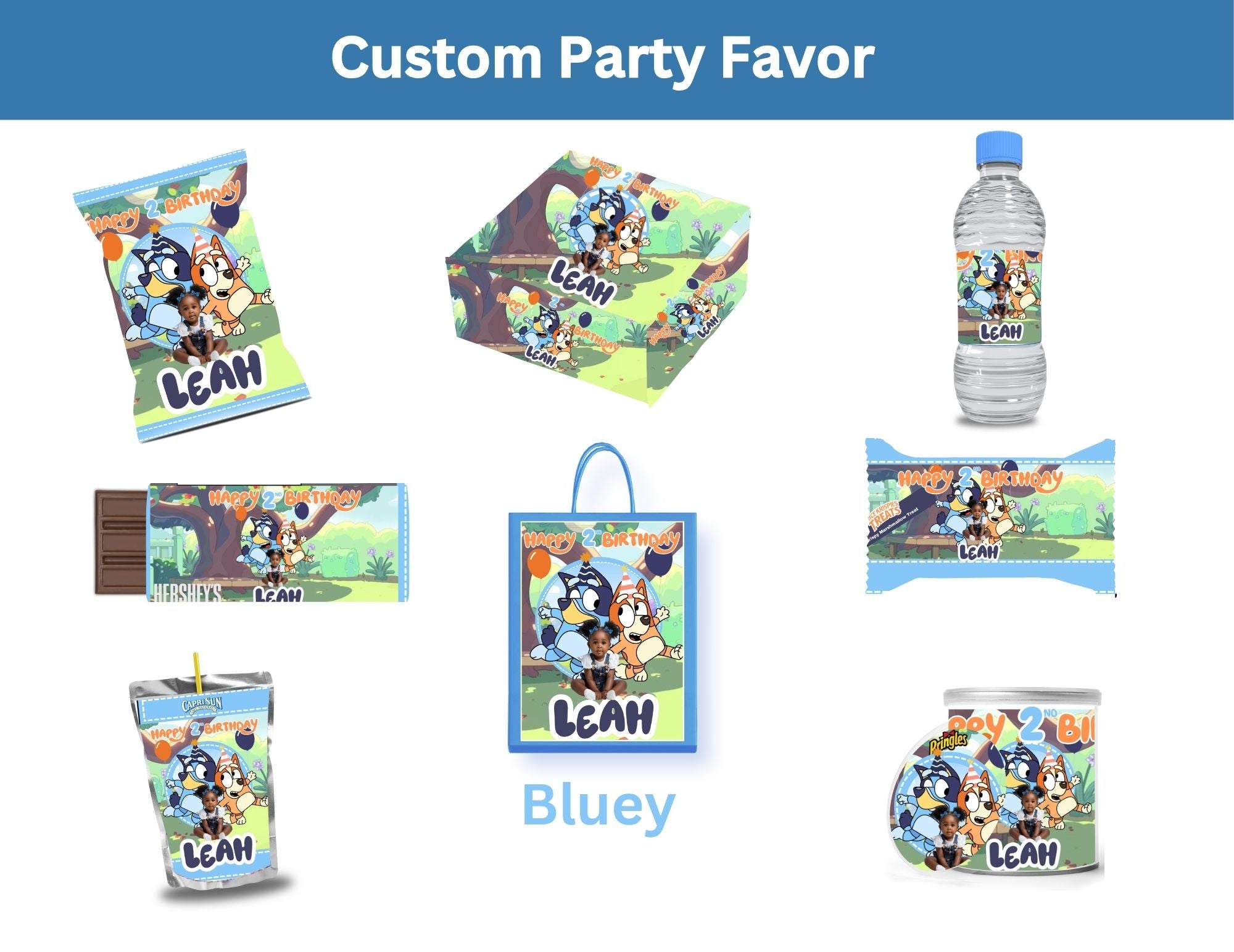 Bluey Party Favor Template – Yarbros Custom