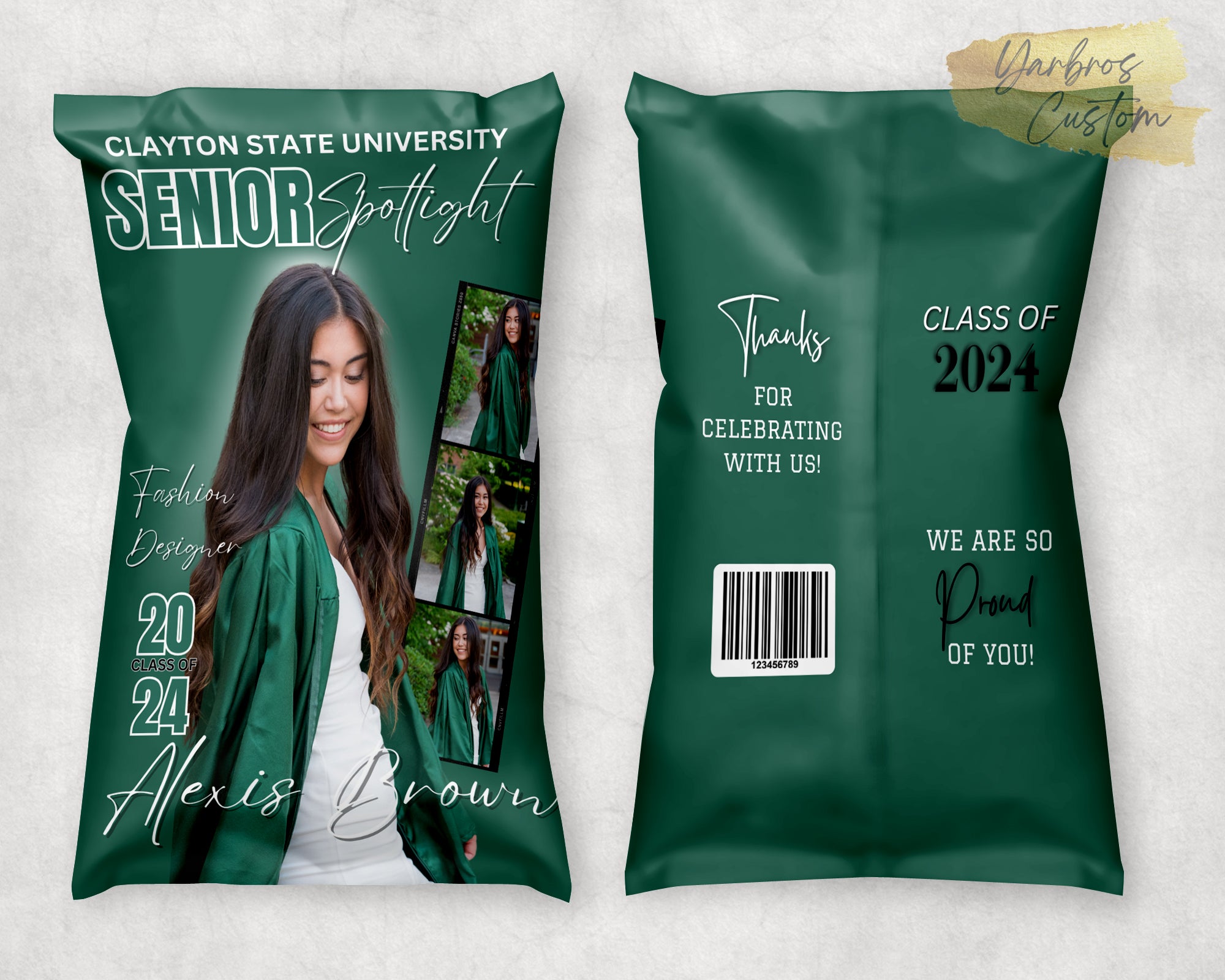Graduation Chip Bags – Yarbros Custom