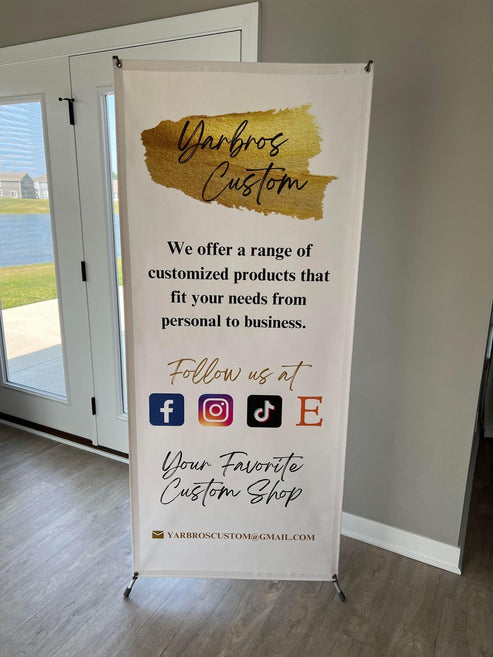 X- Banner Stand – Yarbros Custom